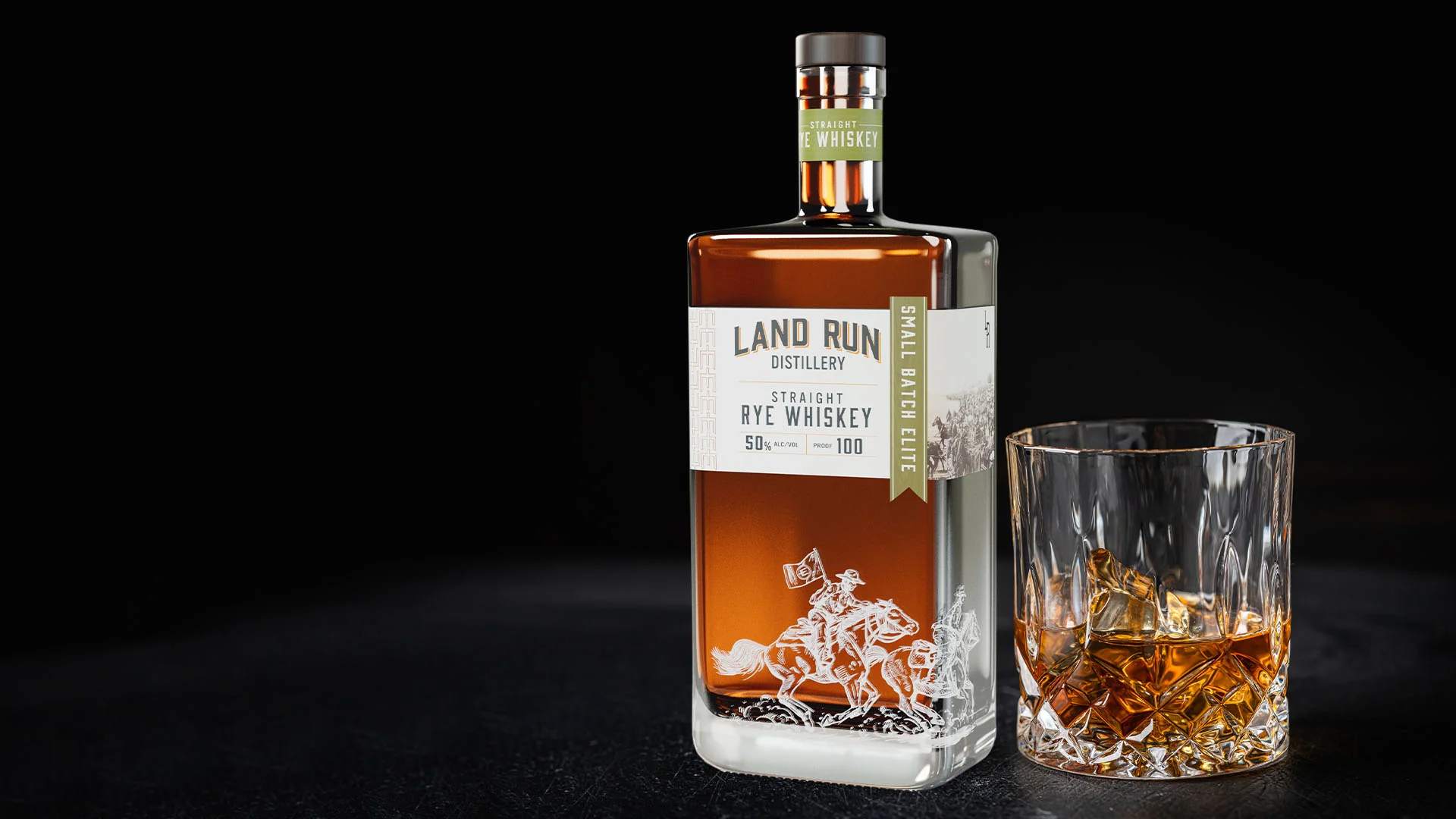 Straight Rye Whiskey Small Batch Elite | Land Run Distillery